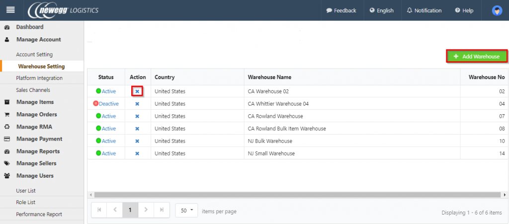 How To Set Up And Manage Account - Newegg Logistics Knowledge Base