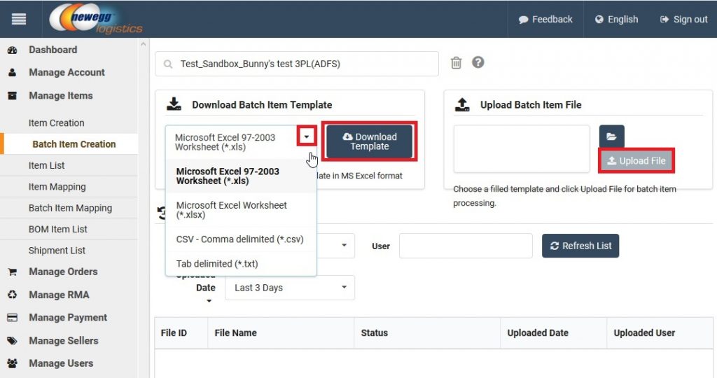 怎么创建商品 - Newegg Logistics Knowledge Base