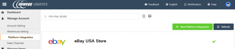 eBay Platform Integration - Newegg Logistics Knowledge Base