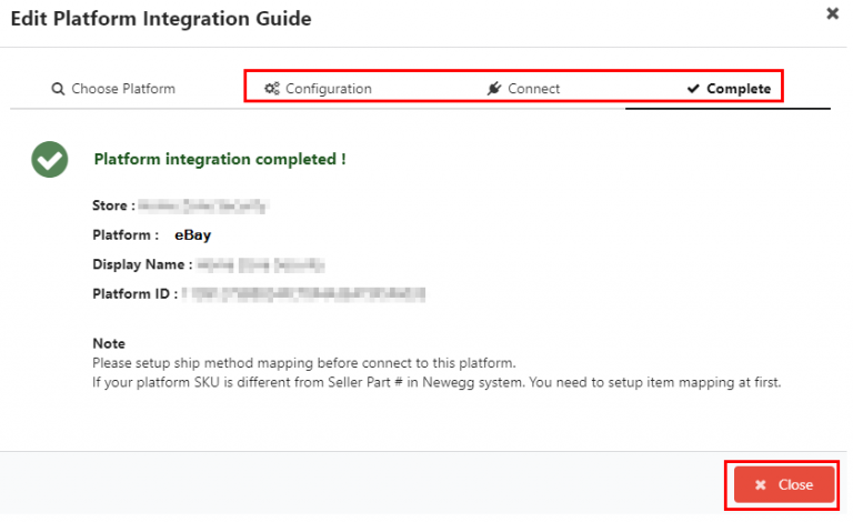 eBay Platform Integration - Newegg Logistics Knowledge Base