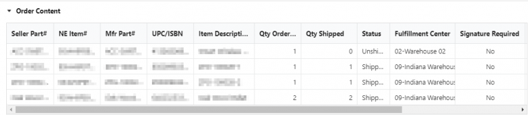 Order List Overview - Newegg Logistics Knowledge Base